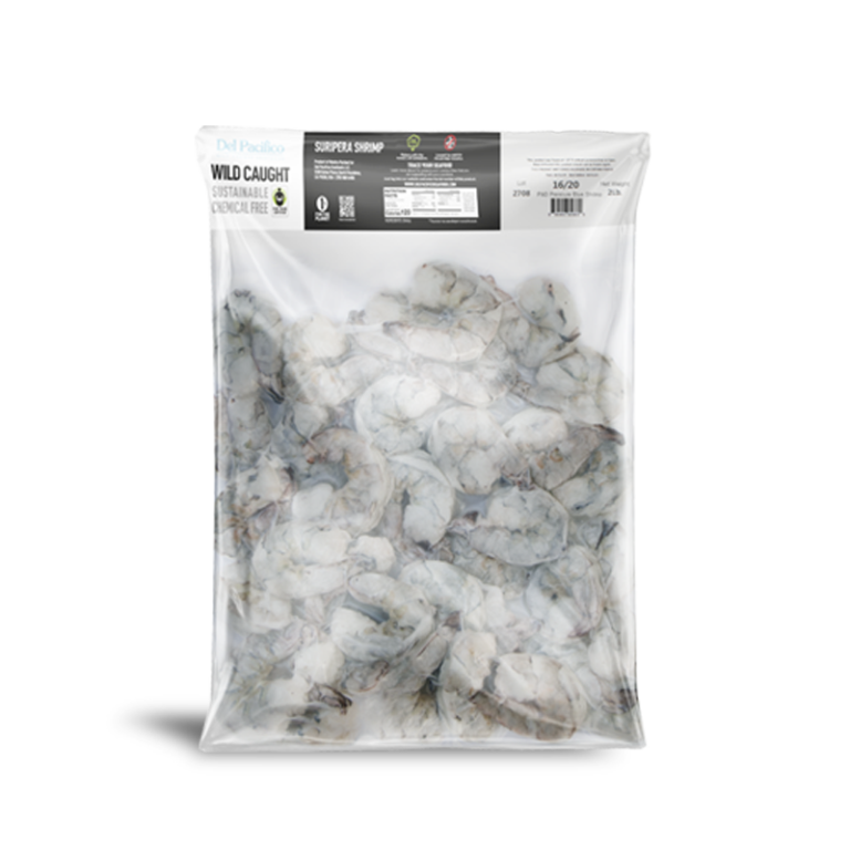 Wild Caught Sweet Pacific Blue Shrimp U-15 - Surf and Turf Direct, Inc.